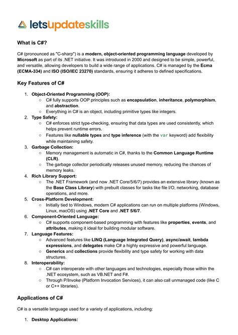 what is c an overview of the powerful programming language pdf