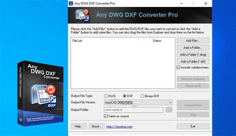 Any Dwg Dxf Converter Pro 20230 Free Download Filecr