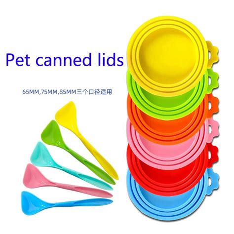 Badu Bg Силиконови капаци за консерви Запечатани хранилки Капак за консерви за храна за кученце