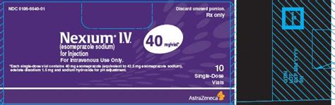 Nexium Package Insert Prescribing Information Moa