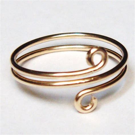 Solid Gold Ring Etsy