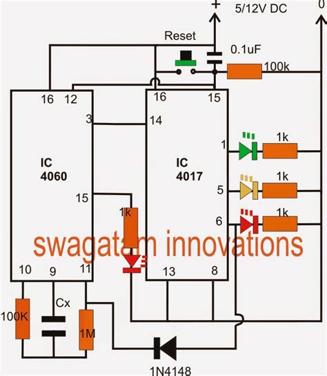 digital clock timer circuit diagram