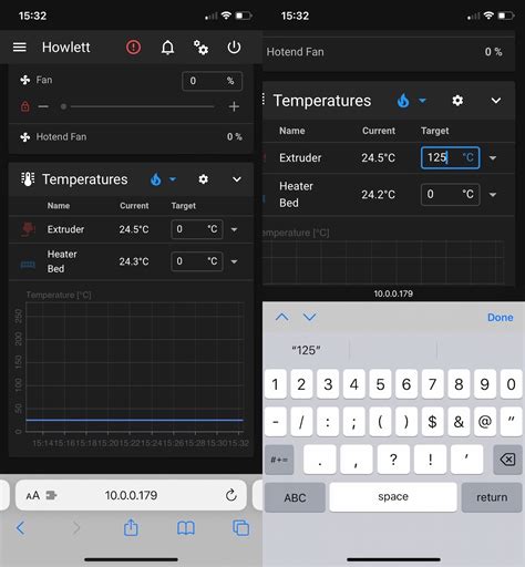 temperature input font size too small · issue 1038 · mainsail crew