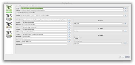 how to configure texmaker to work on mac with mactex tex latex