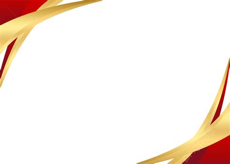 Red And Gold Certificate Of Appreciation Border Vecto