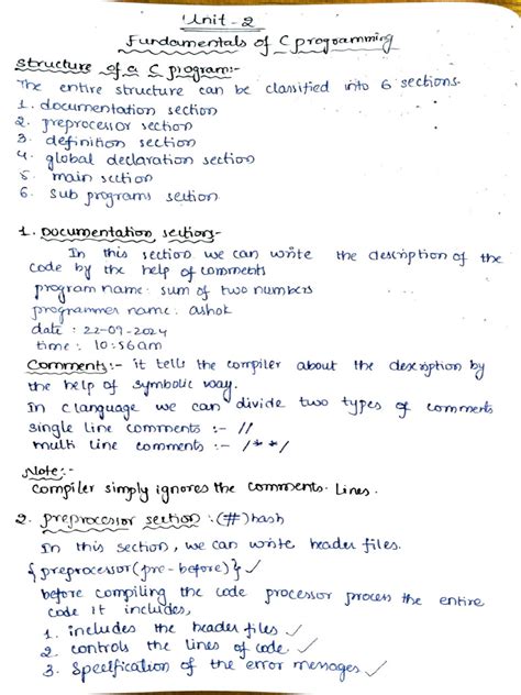 C Language Unit 2 Part 1 Pdf Computer Programming