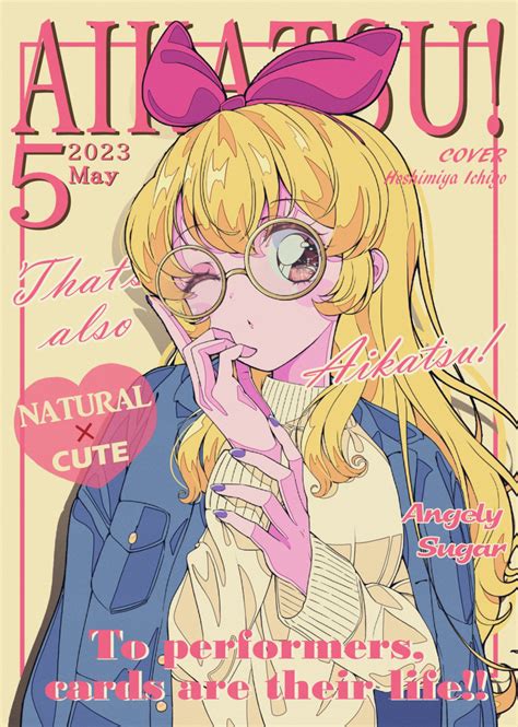Safebooru 1girl Aikatsu Series Bespectacled Blonde Hair Blue