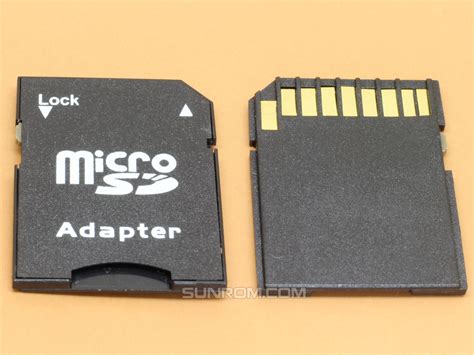 Micro Sd Tf To Big Sd Memory Card Adapter [6169] Sunrom Electronics