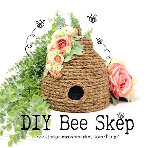 DIY Bee Skep Easy And Affordable Bee Crafts Bee Hives Diy Bee Hive Craft