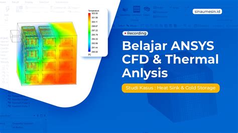 Belajar Ansys Cfd And Thermal Analysis Recording Kursus Software