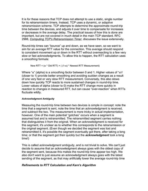 Retransmission Tcp Doc