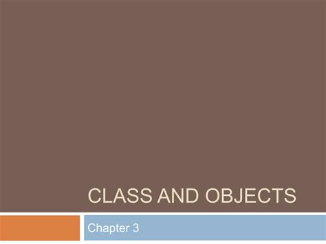 Class And Objects Pptx Programming Languages Computing