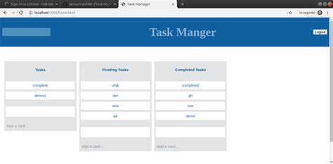 Github Jainavinash Task Management App Task Management App Similar To Trello Which