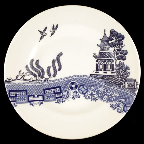 Deconstructed Willow Pattern Plates Stokes Croft China And Prsc Shop
