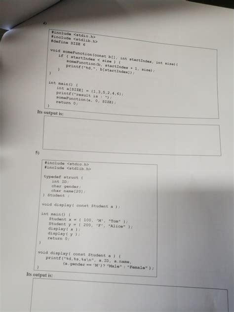 solved include include define size 6 void somefunction