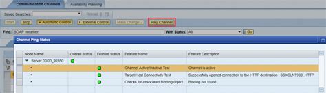 Proxy Connection Test Receiver Communication Channel Ping Adpter Engine Monitor Sap Pi Po SAP
