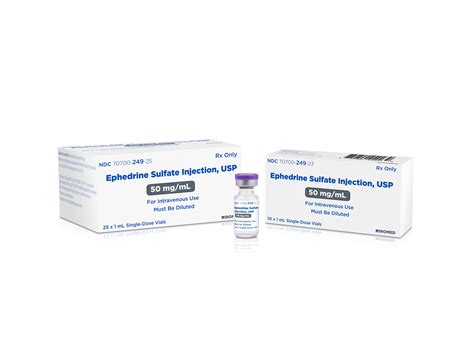 Xiromed Llc Launches Ephedrine Sulfate Injection Usp 50 Mg Ml