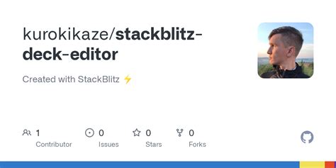Github Kurokikazestackblitz Deck Editor Created With Stackblitz ⚡️