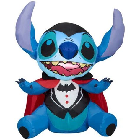 Gemmy Disney Lighted Lilo And Stitch Vampire Costume Airblown Inflatable