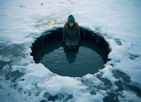 Photo Of An Activity In Winter Premium Ai Generated Image