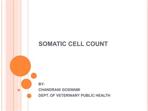 Somatic Cell Count Pptx