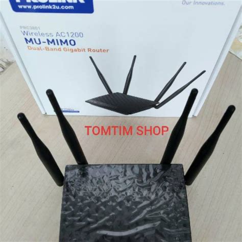 Prolink Prc Wireless Ac Mu Mimo Dual Band Gigabit Router Shopee Malaysia