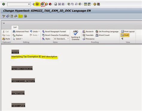 Spro Node For Customizing Table Sapcodes