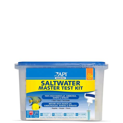Compact Api Saltwater Master Test Kit For Water Testing For Prevent