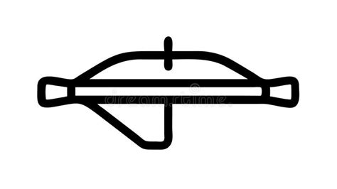 Outline Bridge Structure Architecture Crossing Path Icon Vector Design Generative Ai Stock