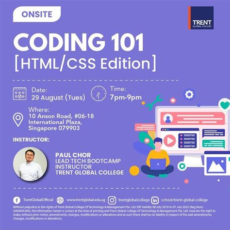 Trent Global College On Linkedin Coding101workshop Htmlcss