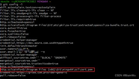 git cafile none 问题解决 error setting certificate verify locations cafile