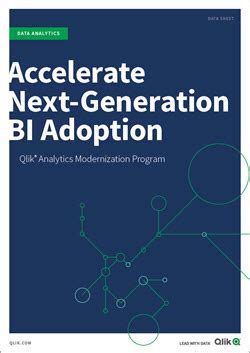 Accelerate Next Generation BI AdoptionQlik Analytics Modernization Program TDWI