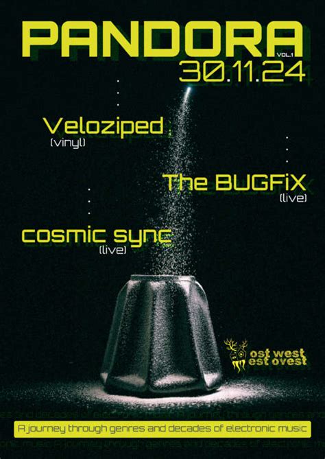Pandora Vol 1 The Bugfix X Cosmic Sync X Veloziped A Journey Through Genres And Decades Of