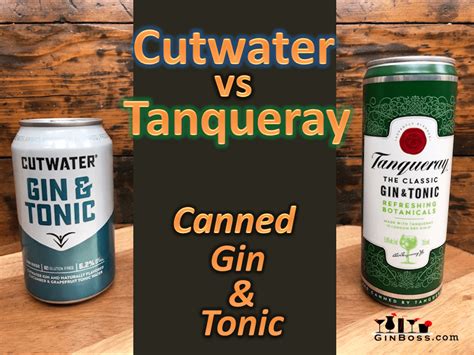 Canned Cutwater Gin And Tonic Vs Tanqueray Cans Carbs Price