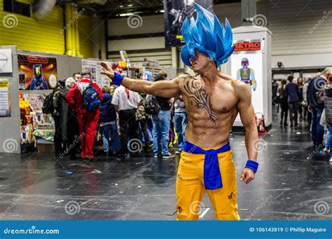 Cosplay As Character From Dragon Ball Editorial Stock Image Image Of