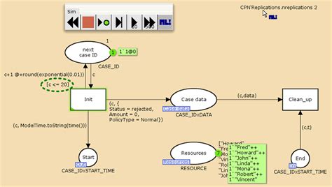 Running Automatic Simulation Replications In Cpn Tools Using The Ml