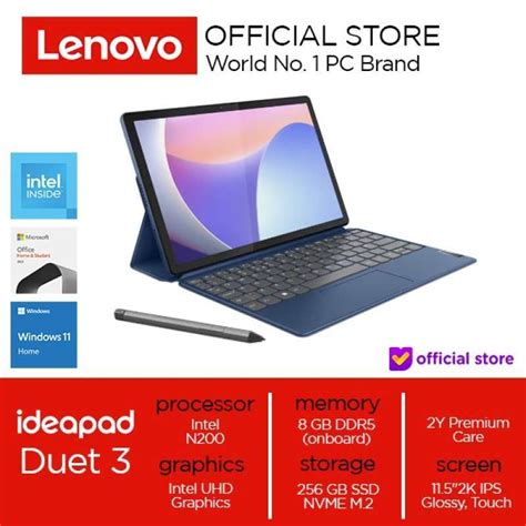 Jual Lenovo Ideapad Duet 3i 11ian8 Intel N200 8gb 256gb W11 Ohs Touch Di Seller Flixx Id