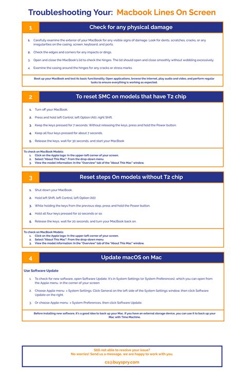 Macbook Lines On Screen Issue MacBook BuySPRY Customer Center