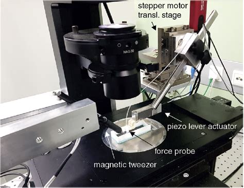 Photograph Of The Tensile Testing Instrument Integrated With An Inverse
