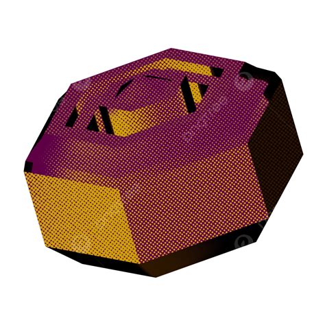 Cartoon Hexagon Shape Ui Element1 Cartoon Clipart Comic Popart Png