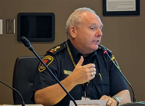 Kingston Police Chief Scott Fraser To Retire At End Of 2025