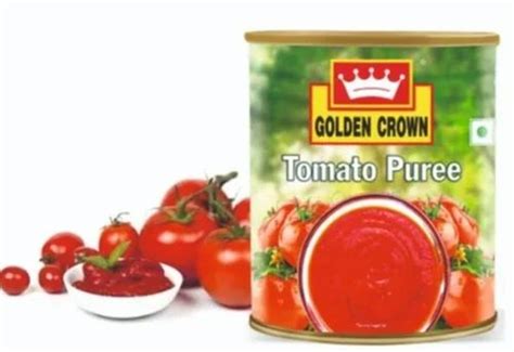 Golden Crown Tomato Puree Packaging Size 850 G At ₹ 90 Pack In Nashik
