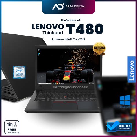 Jual Laptop Lenovo ThinkPad T480 Core I5 Gen 8 RAM 8GB SSD 512 GB 14 Inch Win 10 Shopee Indonesia