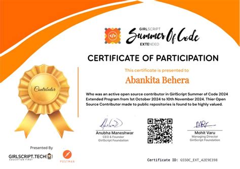Gssoc Opensource Coding Tech Abankita Behera 22 Comments