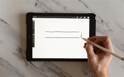 How To Draw Straight Lines In Procreate Tips Quickline Easy