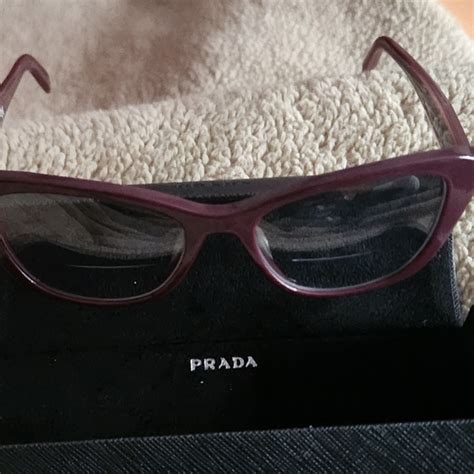 Prada Accessories Prada Frames Burgundy Poshmark