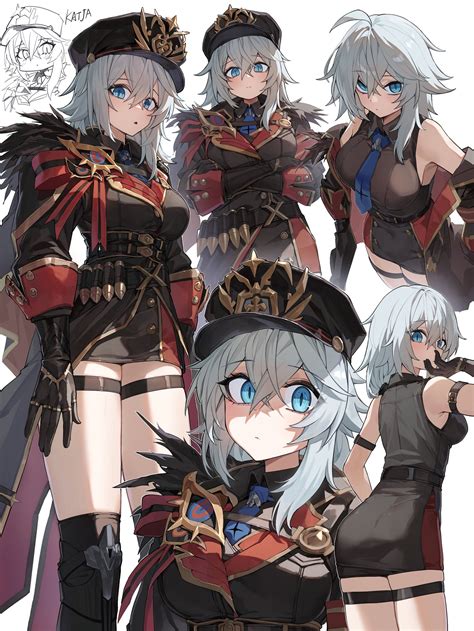 Rule 34 1girls Ahoge Back View Belt Big Ass Big Breasts Black Eyes