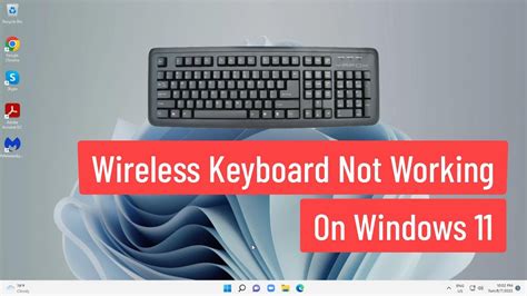 Wireless Keyboard Not Working On Windows 11 Youtube