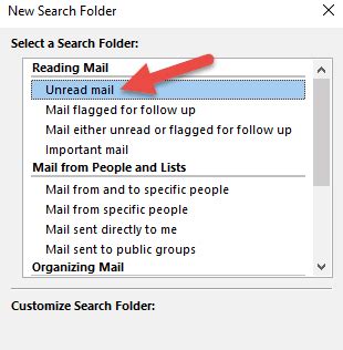 How To Add Unread Folder In Outlook Older Versions Sysprobs