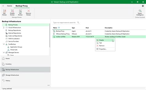 Enabling And Disabling Workers Veeam Plug In For Nutanix Ahv User Guide
